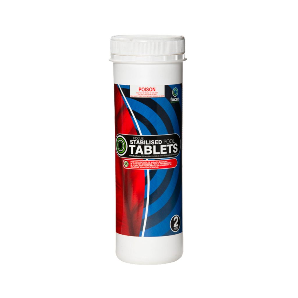 Focus Stabilised Chlorine Tablets | Dolphin Pacific